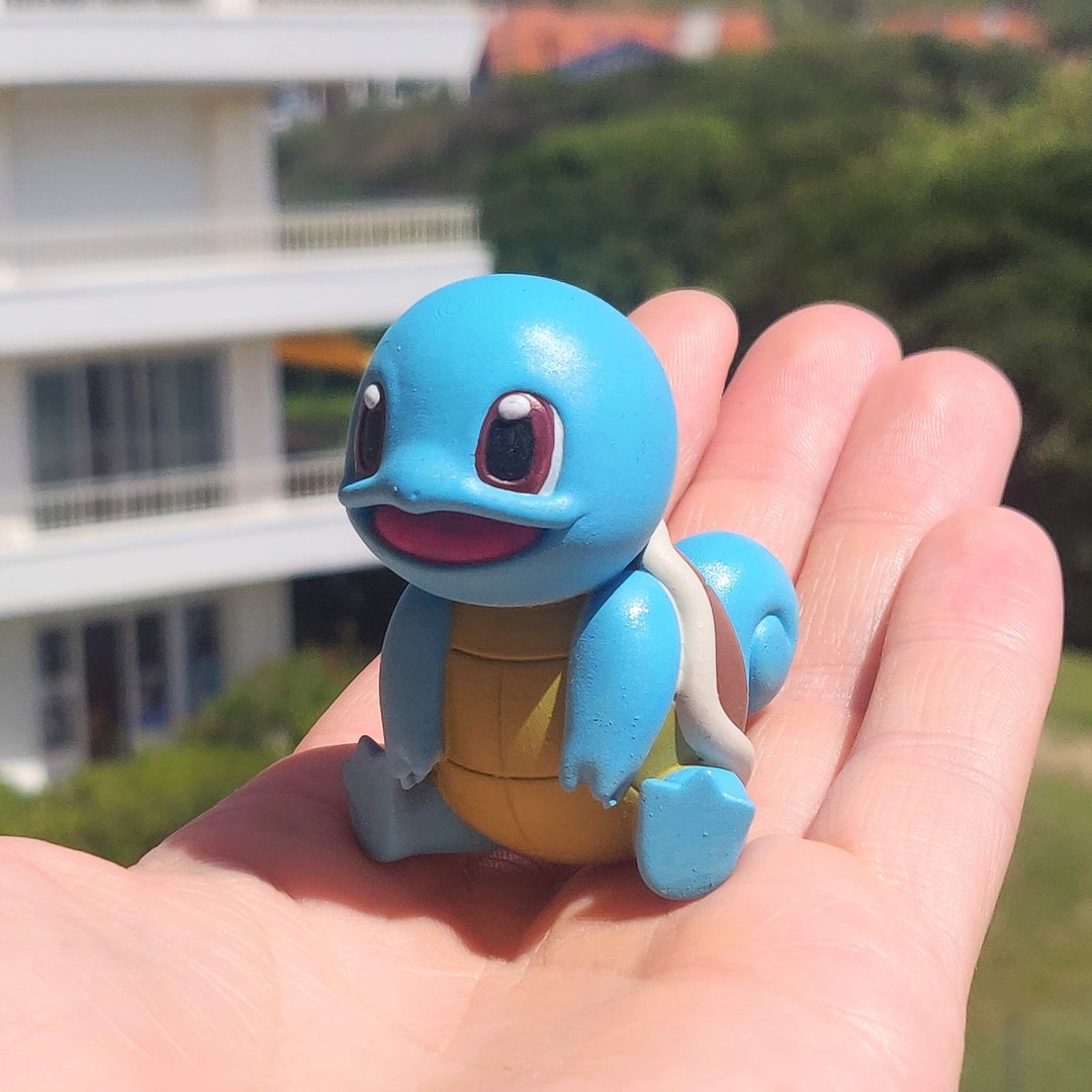 Squirtle Figure Shiny, Custom Colors and Various Sizes Available Pro ...