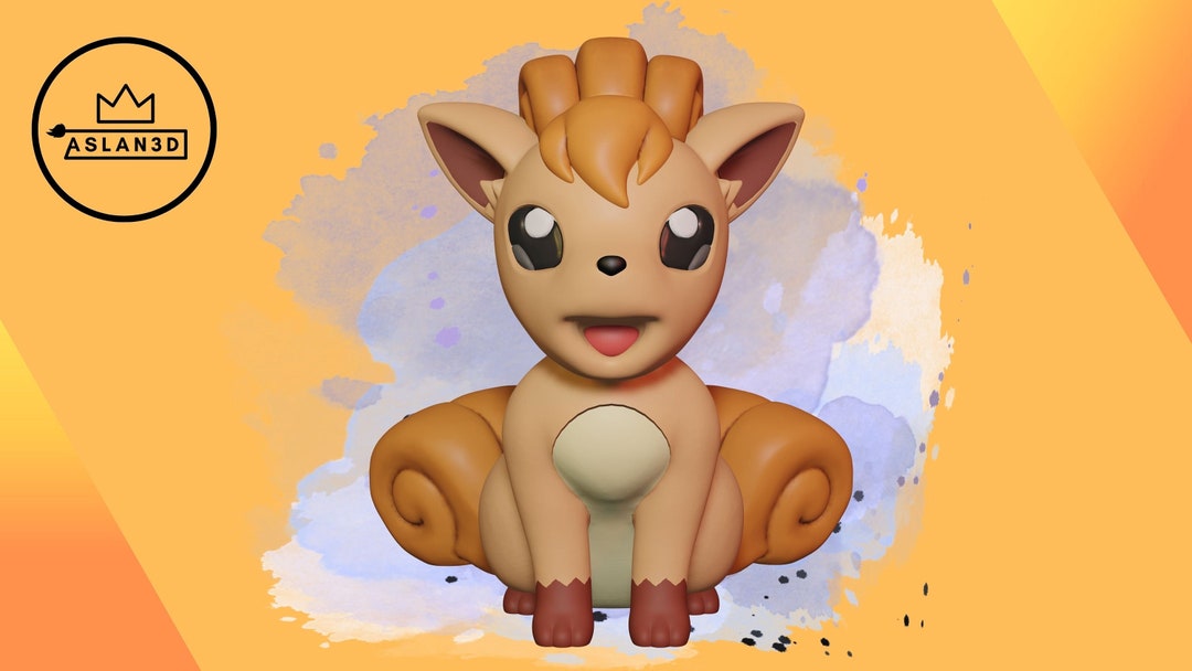 Vulpix Figure Shiny, Custom Colors and Various Sizes Available Pokemon ...