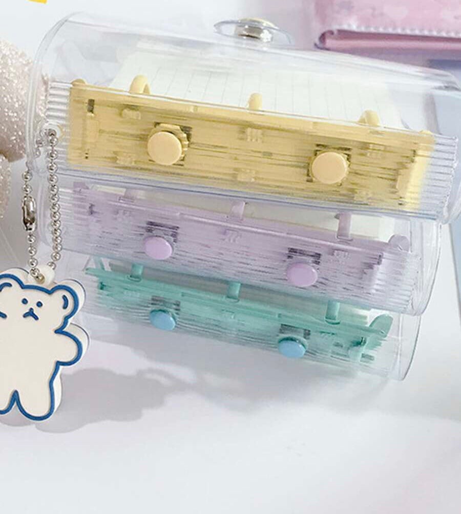 Personalised Mini Clear Cover Note Book Mini Clear Cover - Etsy UK