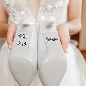 Wedding Shoe Vinyl Sticker, Wedding Shoe Vinyl Decal, Personalised ...