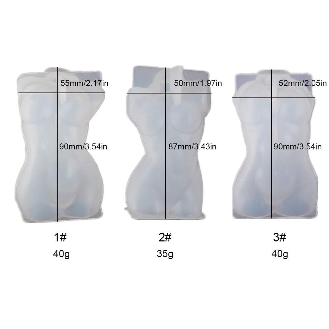 3D Body Shape Mold for Resin Crafting High Gloss Finish | Etsy