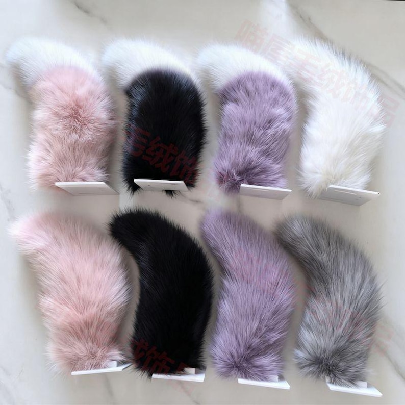 30cm Handmade Electric Furry Tail | Sound, Pat and Remote Control ...