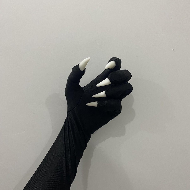 Kig Style Fursuit Paw Nails - 3D Printed Realistic Claws for Furry ...