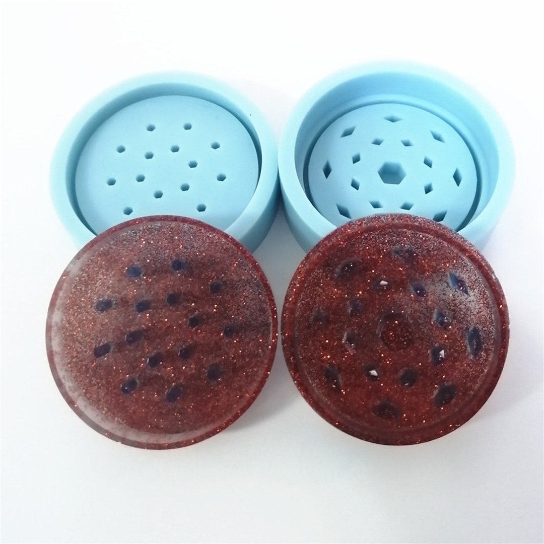 2pcs Grinder Mold, Silicone Mold, Grinder Mold for Resin, Weed Grinder ...