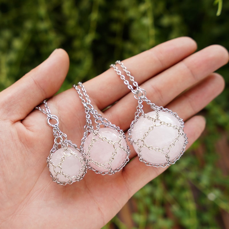 Crystal Pendant Necklace - Etsy