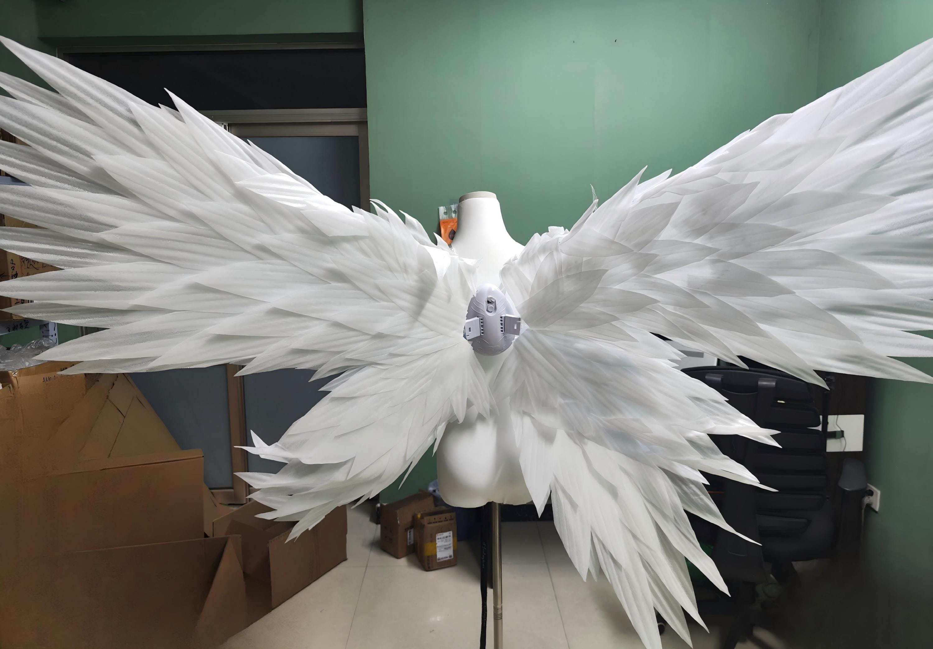 Handmade Electric Flapping Angel Wings | Flutter Wings for Photoshoots ...