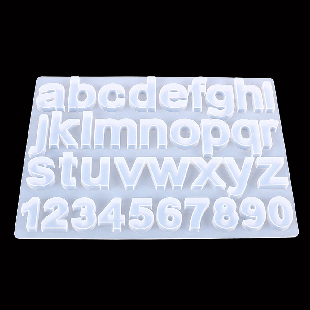 DIY Silicone Alphabet Lowercase A-Z Letter Mold Letter Mold - Etsy