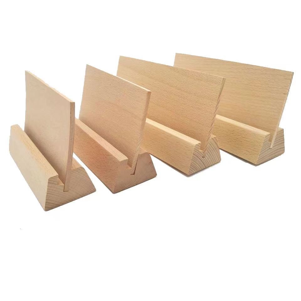 DIY Wood Base for Photo Stand Card desktop Display - Etsy