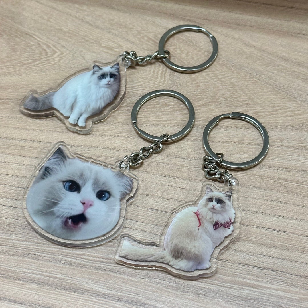 Made to Order - Custom Made Pet Photo Acrylic Key Chain，key Chain ...