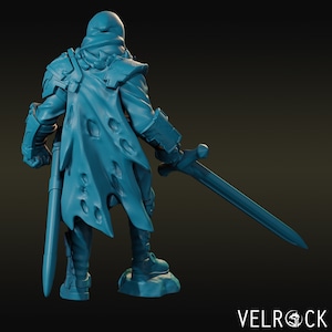 Weary Knight/fighter/paladin With Greatsword male - Etsy