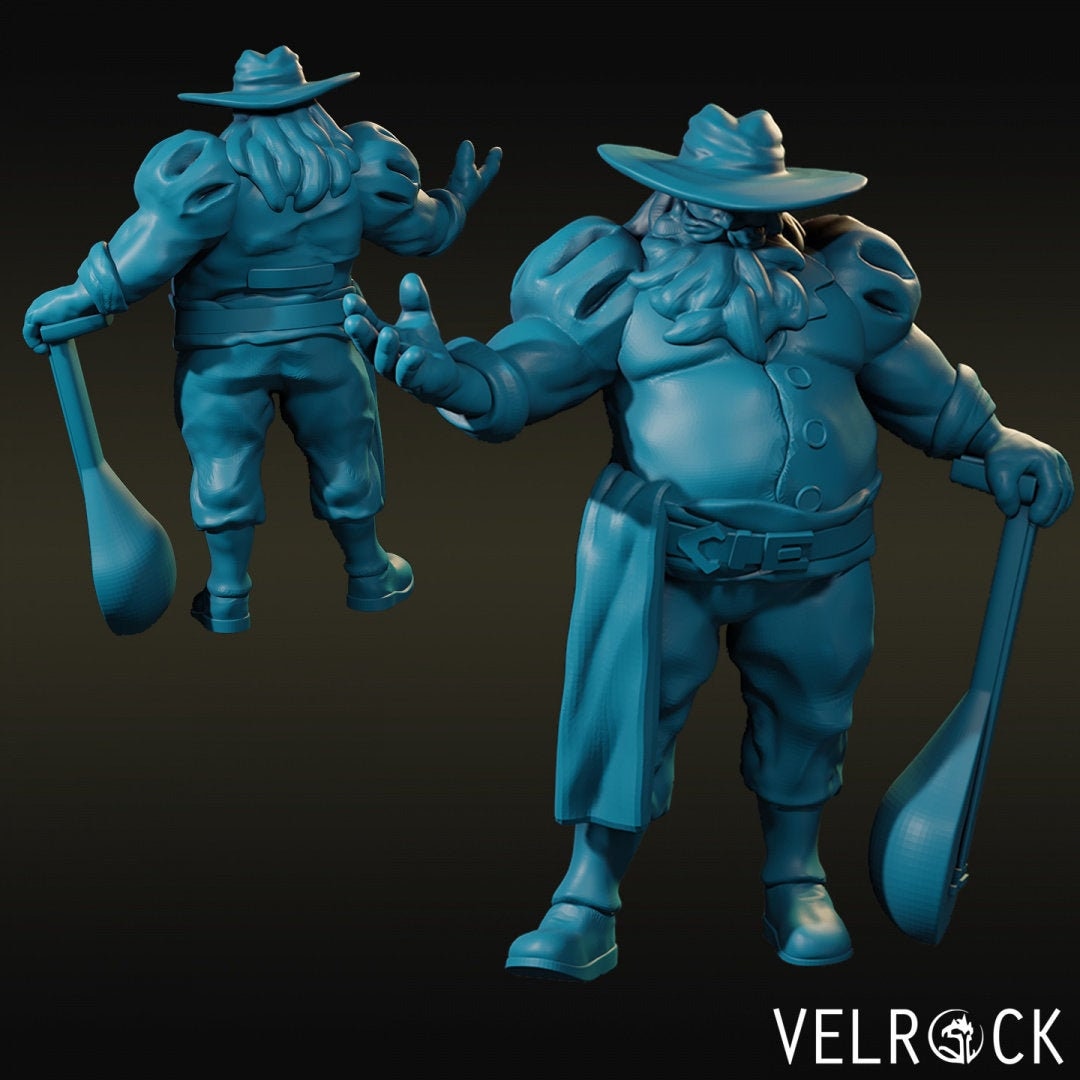 Big Bearded Bard With Lute male - Etsy