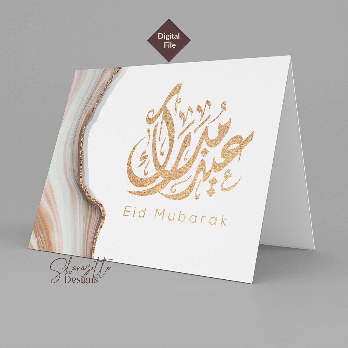 Eid Mubarak Greeting Cards Eid Cards Different Sizes - Etsy