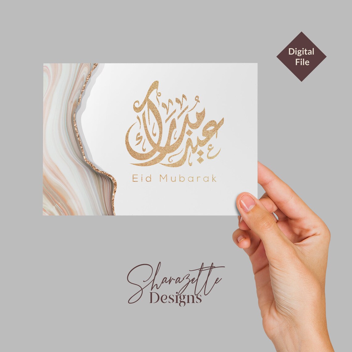 Eid Mubarak Greeting Cards Eid Cards Different Sizes - Etsy