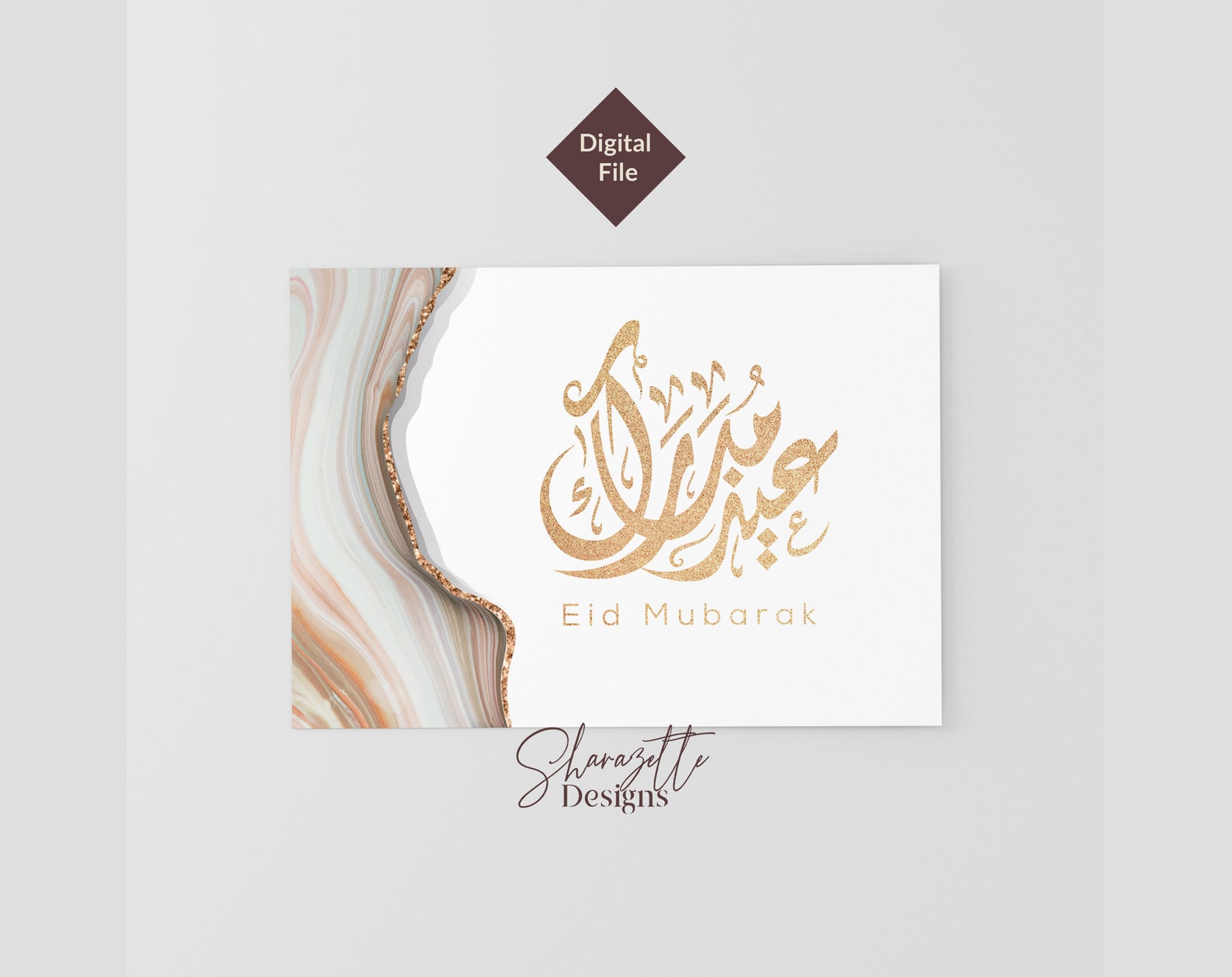 Eid Mubarak Greeting Cards, Eid Cards, Different Sizes - Etsy