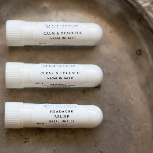 Aromatherapy Nasal Inhalers organic Set of 3 Calm and | Etsy