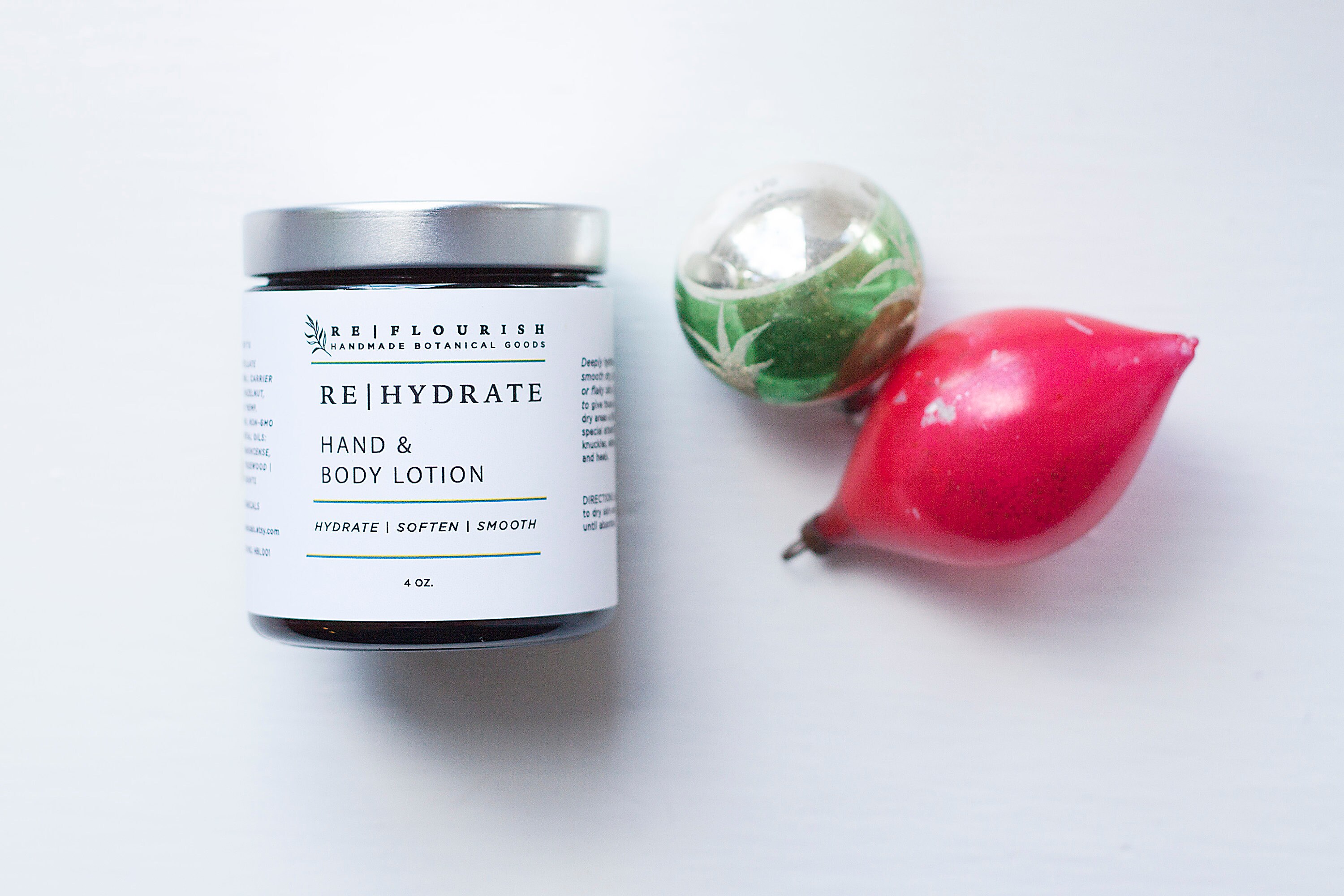 Hand Body Lotion 4 Oz. Jar REHYDRATE Relief for Dry - Etsy