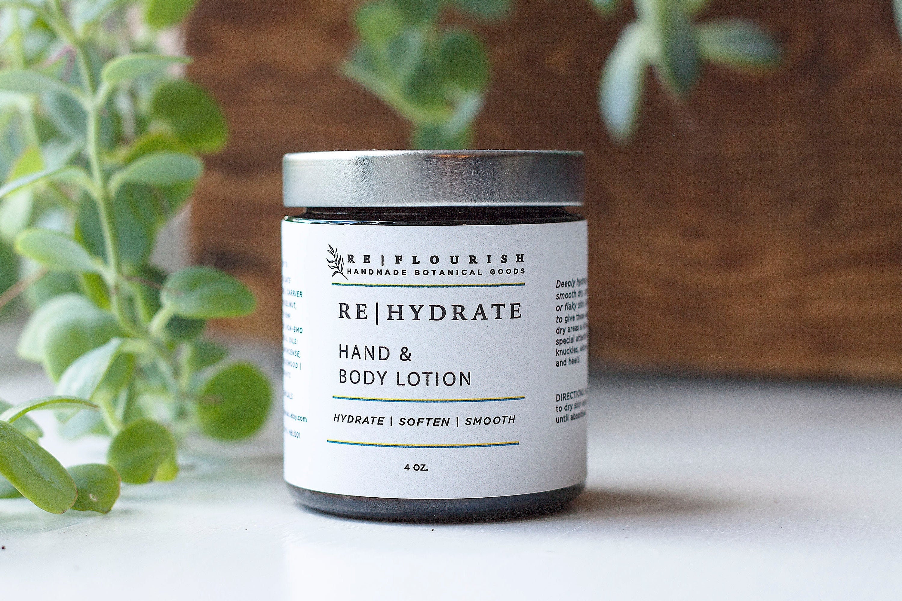 Hand + Body Lotion 4 Oz. Jar | REHYDRATE | Relief for Dry, Flaky ...