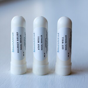Wellness Nasal Inhalers Set | Organic | Set of Three - Allergy Relief ...