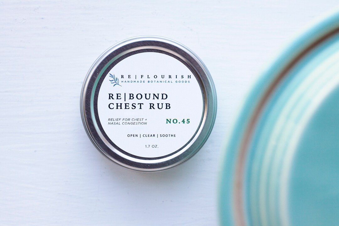 Menthol Chest Rub Salve - 1.75 Oz. | REBOUND | Chest and Nasal ...
