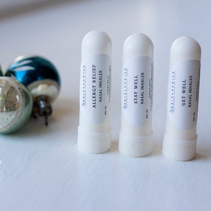 Wellness Nasal Inhalers Set | Organic | Set of Three - Allergy Relief ...