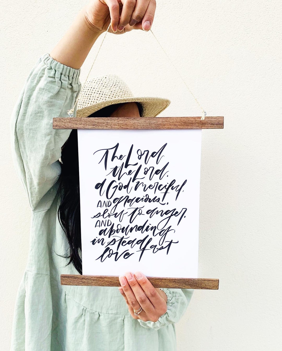 Exodus 34:6 ESV Calligraphy DIGITAL_DOWNLOAD and SVG - Etsy