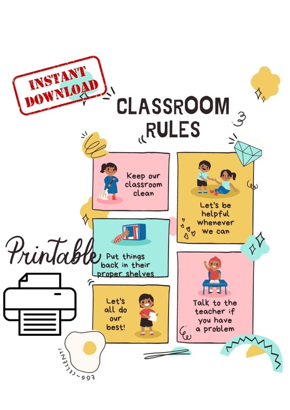 Classroom Rules Sign