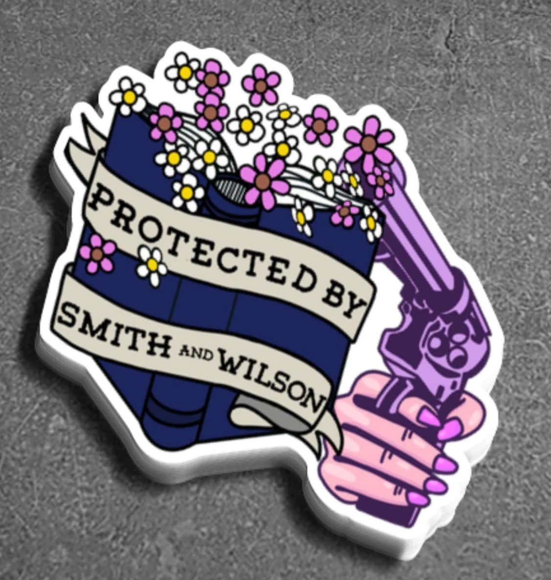 Protected by Smith & Wilson - Recovery Sticker, Vinyl AA Sobriety ...