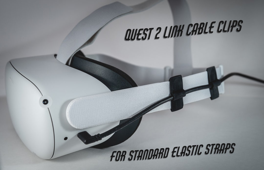 Clips for Oculus Quest 2 Link Cable - Pack of 3 Clips (for Standard ...