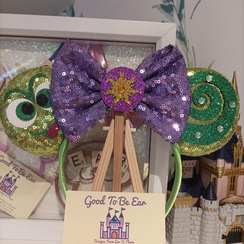 Rapunzel Pascal Headband - Etsy UK