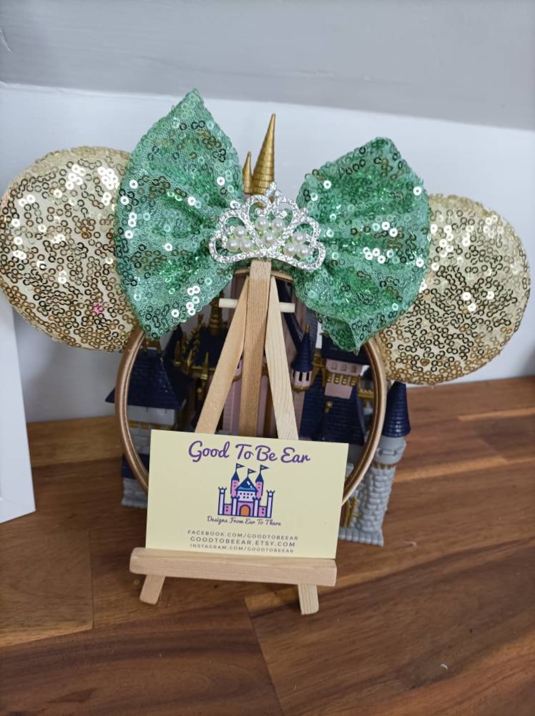 Frog Princess Tiana Disney Minnie and Mickey Inspired Mouse Style Ears ...