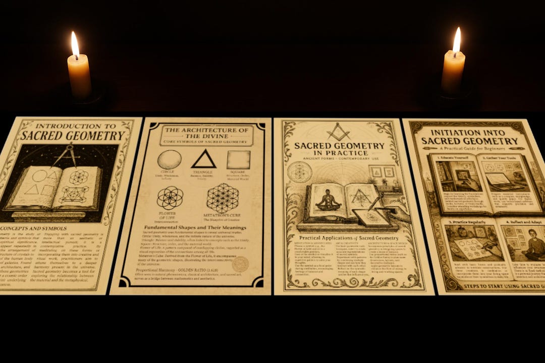 How to Use Sacred Geometry: A Practical Guide for Beginners - Etsy