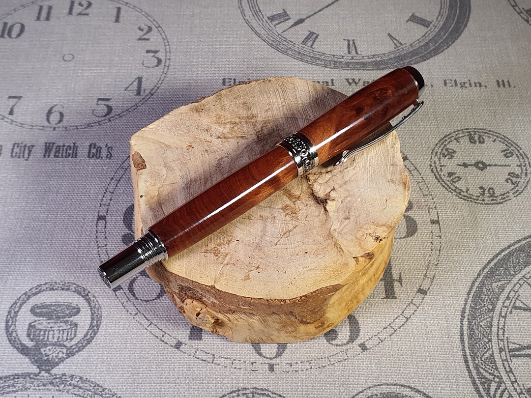 Ganymede Thuya Burr Pen With Black Titanium Fittings (includes ...