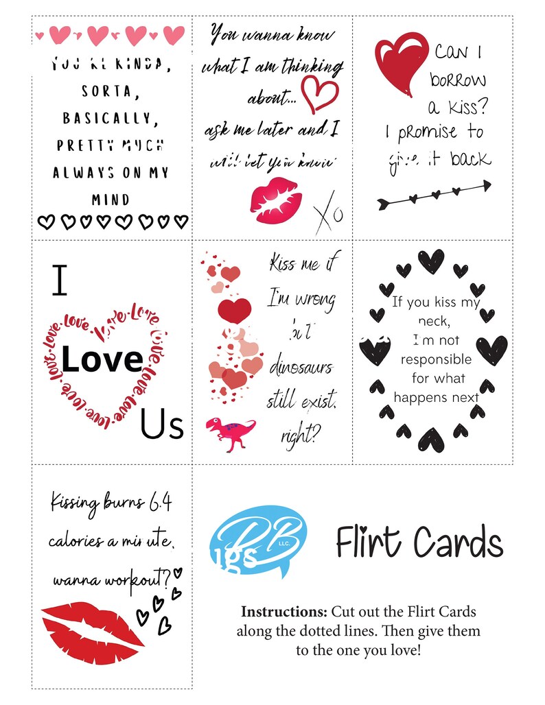 Printable Love Notes: Heartfelt Messages for Your Love, Spouse Love ...