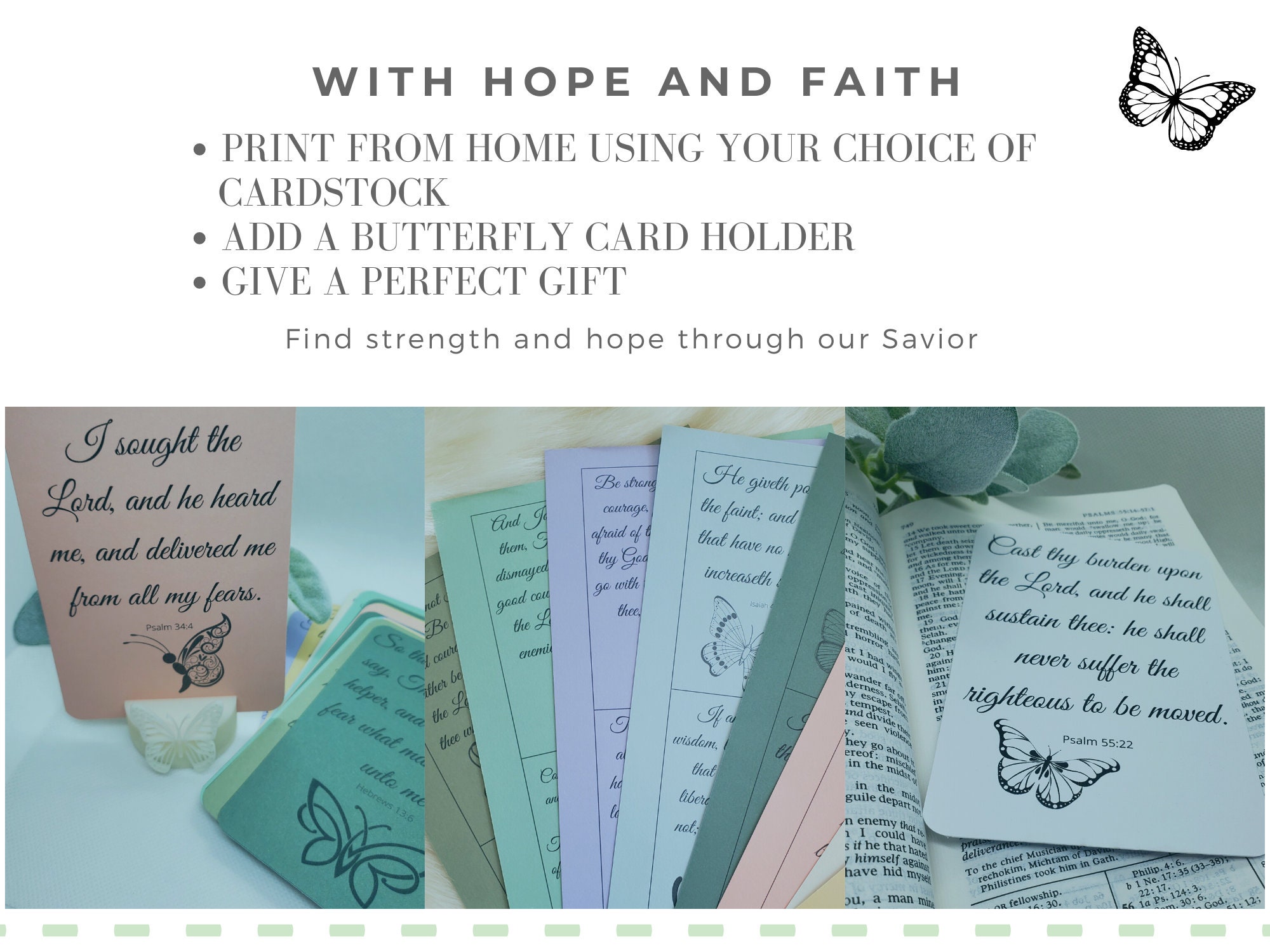 Scriptures for LDS Missionaries: Faith Promoting, Scripture Card Set ...
