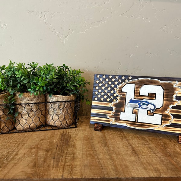 Seahawks Wood Sign - Etsy