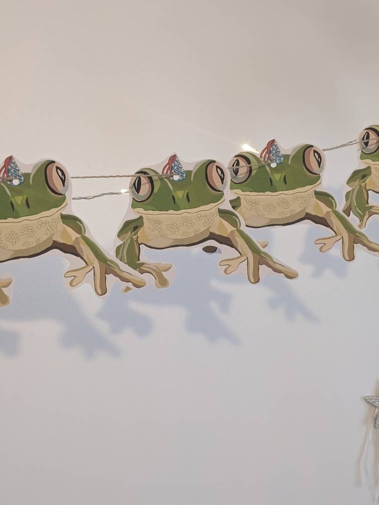Froggy Frog Party Bunting/ Banner - Etsy