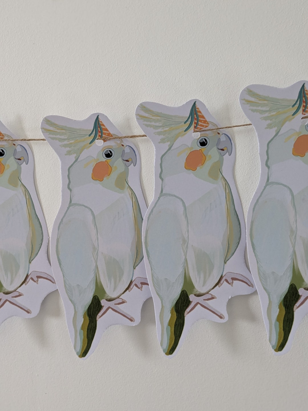 Cockatiel Party Bunting - Etsy