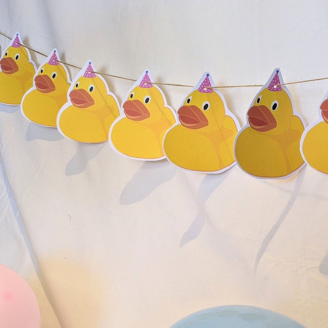 Rubber Duckie Party Bunting/ Banner/ Duck - Etsy