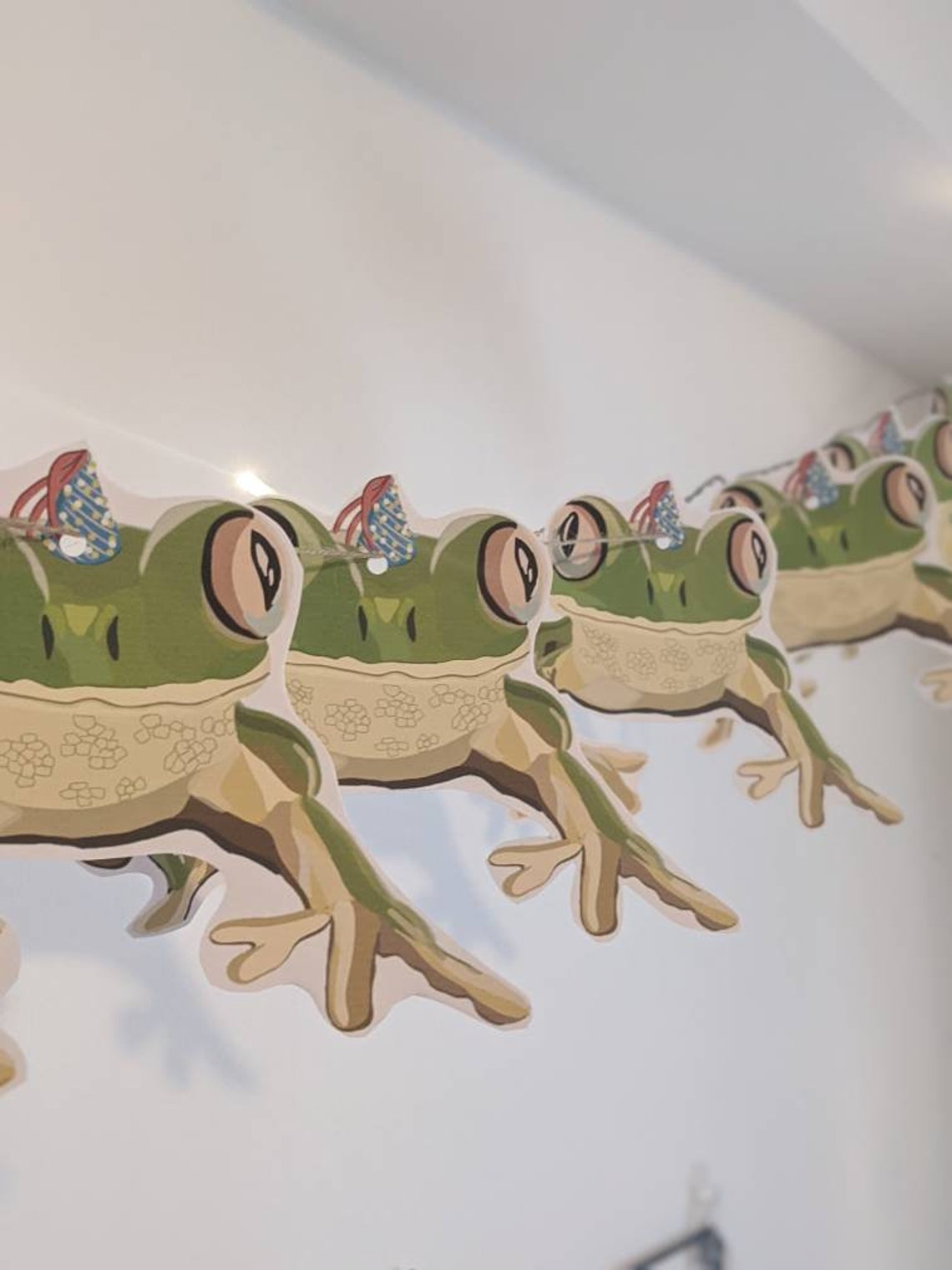 Froggy Frog Party Bunting/ Banner - Etsy