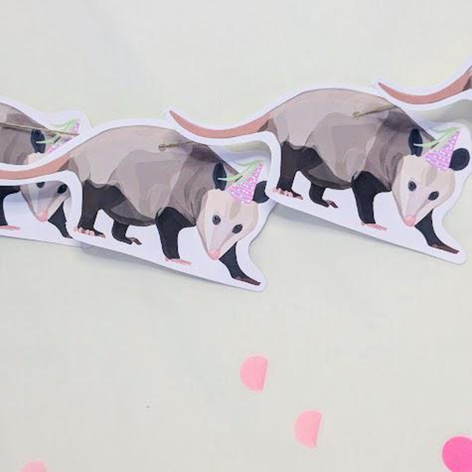 Party Possum Card Bunting/ Decor/ Funny / Party Decorations - Etsy