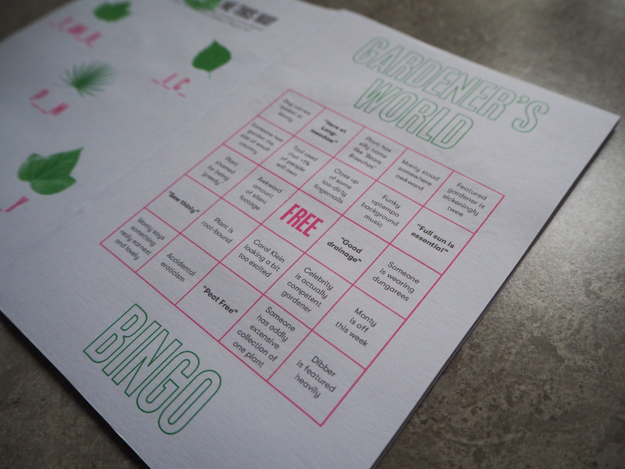 The Full Monty A Monty Don Activity Fanzine - Etsy