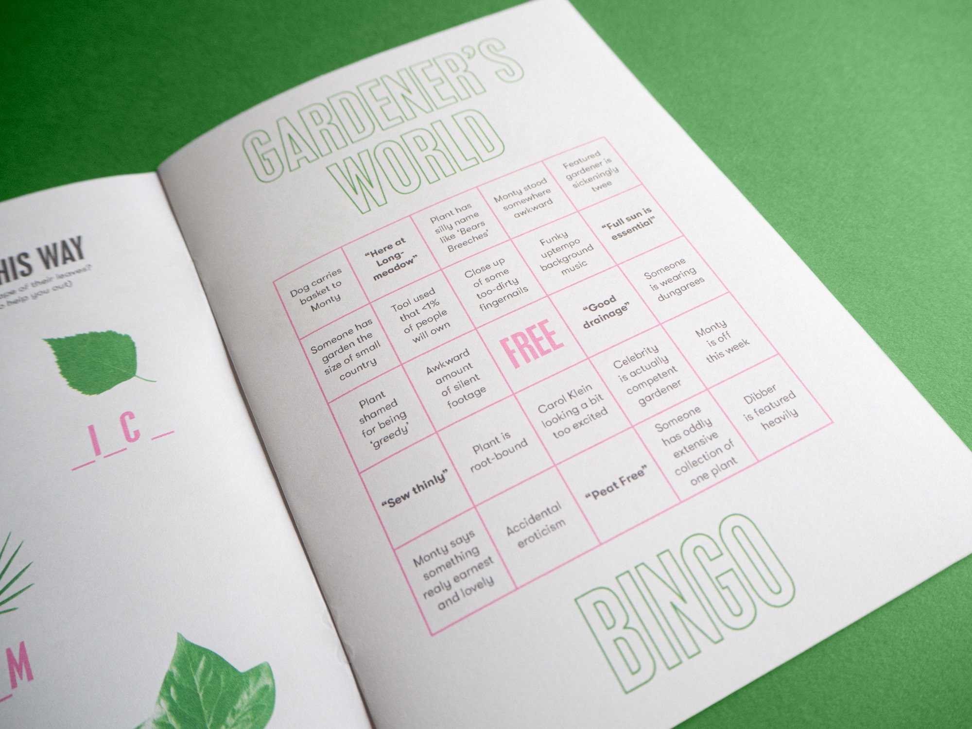 The Full Monty A Monty Don Activity Fanzine - Etsy