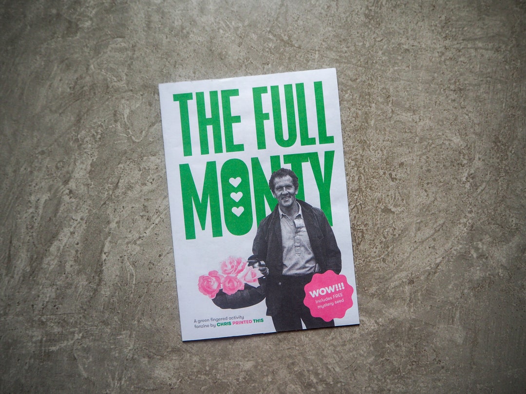 The Full Monty A Monty Don Activity Fanzine - Etsy