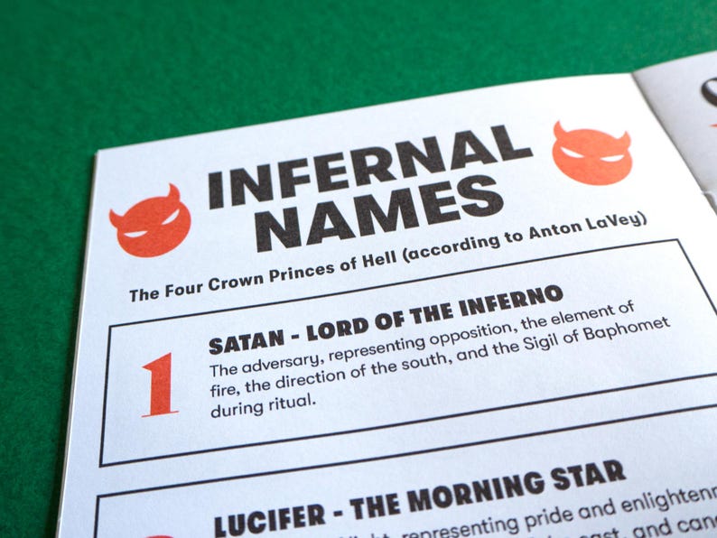 The Devil - an Activity Zine Concerning the Physical Embodiment of Evil ...