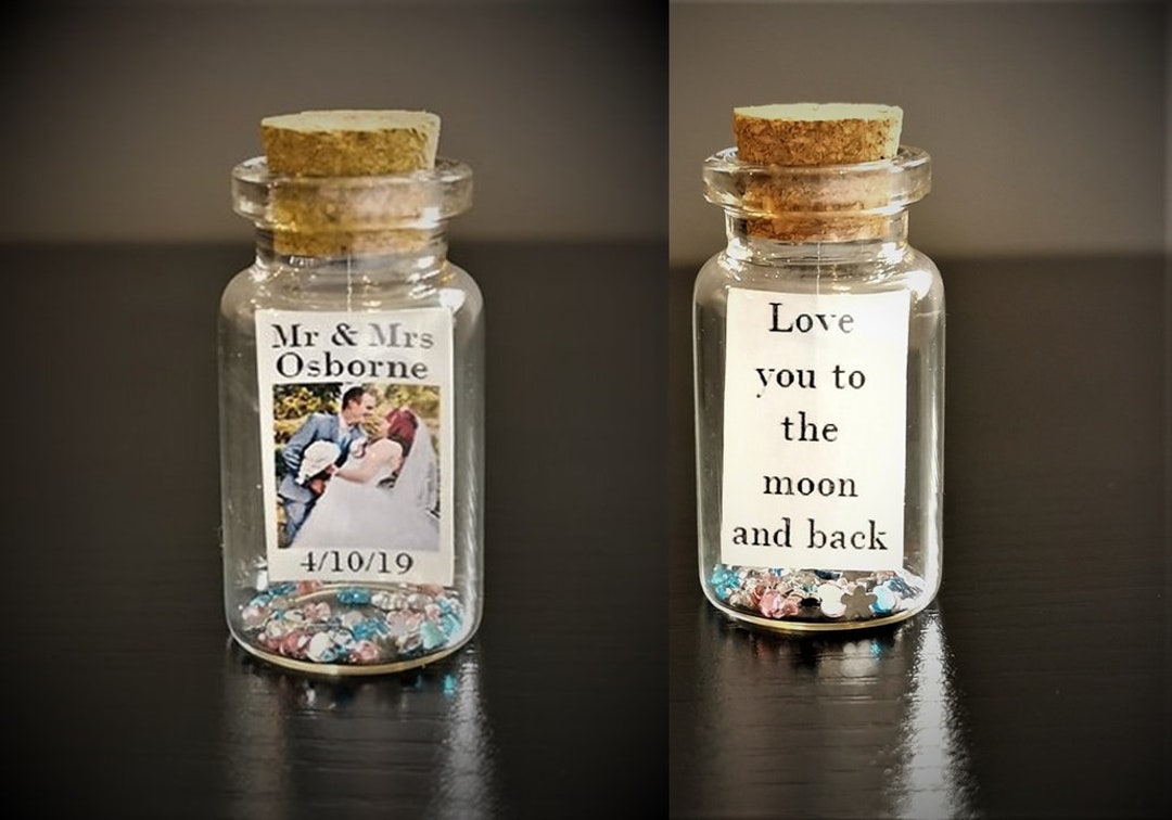 Personalised Gift, Photo in A Bottle, Message in A Bottle, Anniversary ...