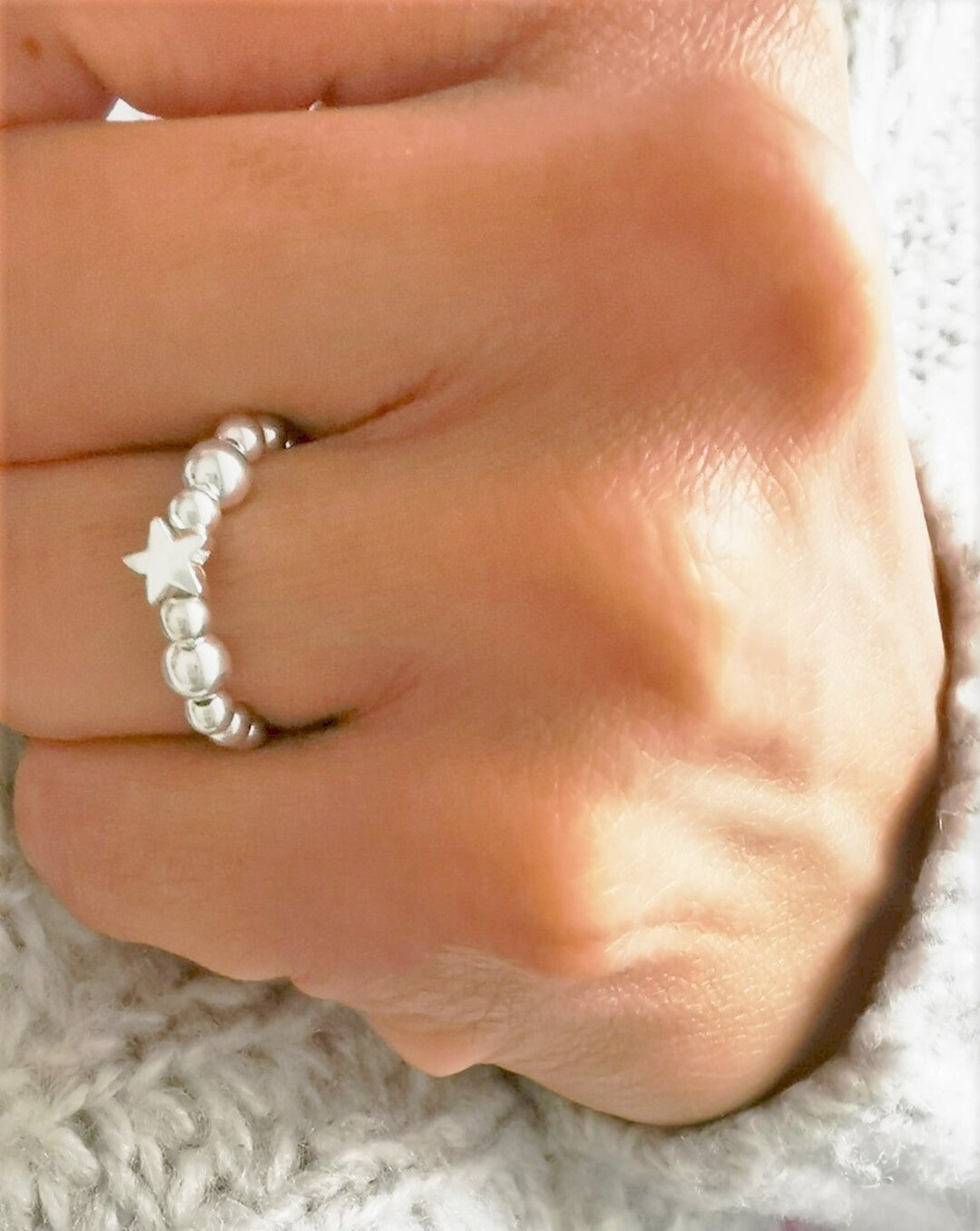 Star Ring, Sterling Silver Ring, Gift for Woman, Ring for Daughter ...