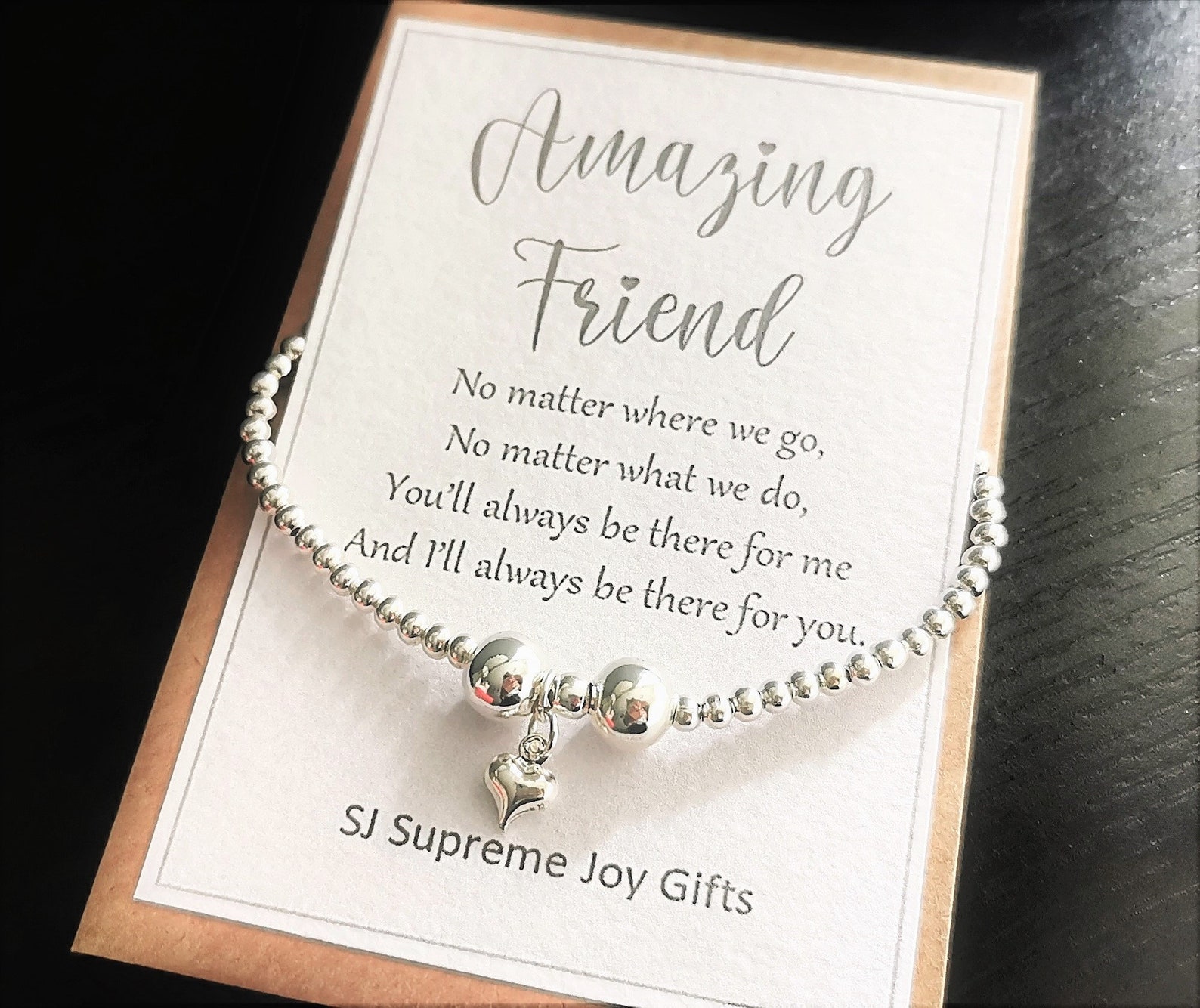 Amazing Friend Bracelet Friend Gift Fabulous Friend - Etsy UK