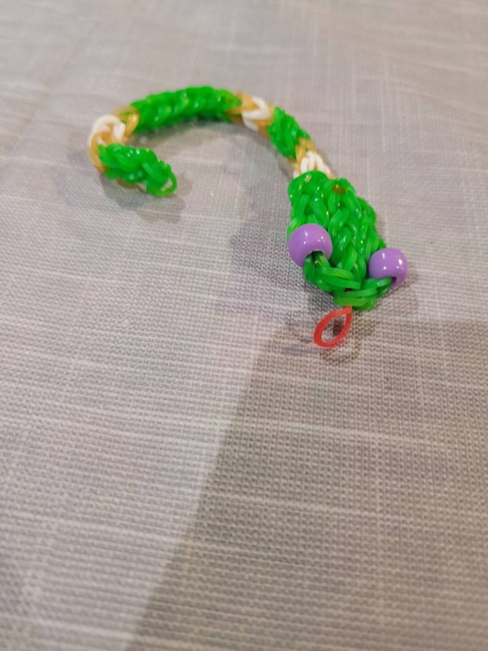 Rainbow loom snake any color of chose | Etsy