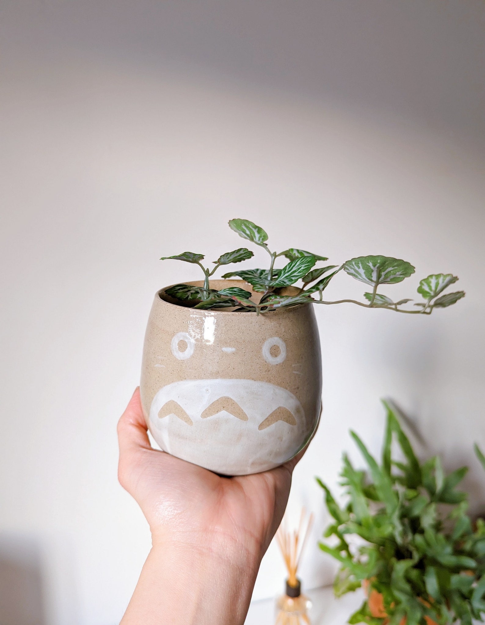 Totoro Studio Ghibli Stoneware Ceramic Cup, Tumbler, Mug, Plant Pot - Etsy