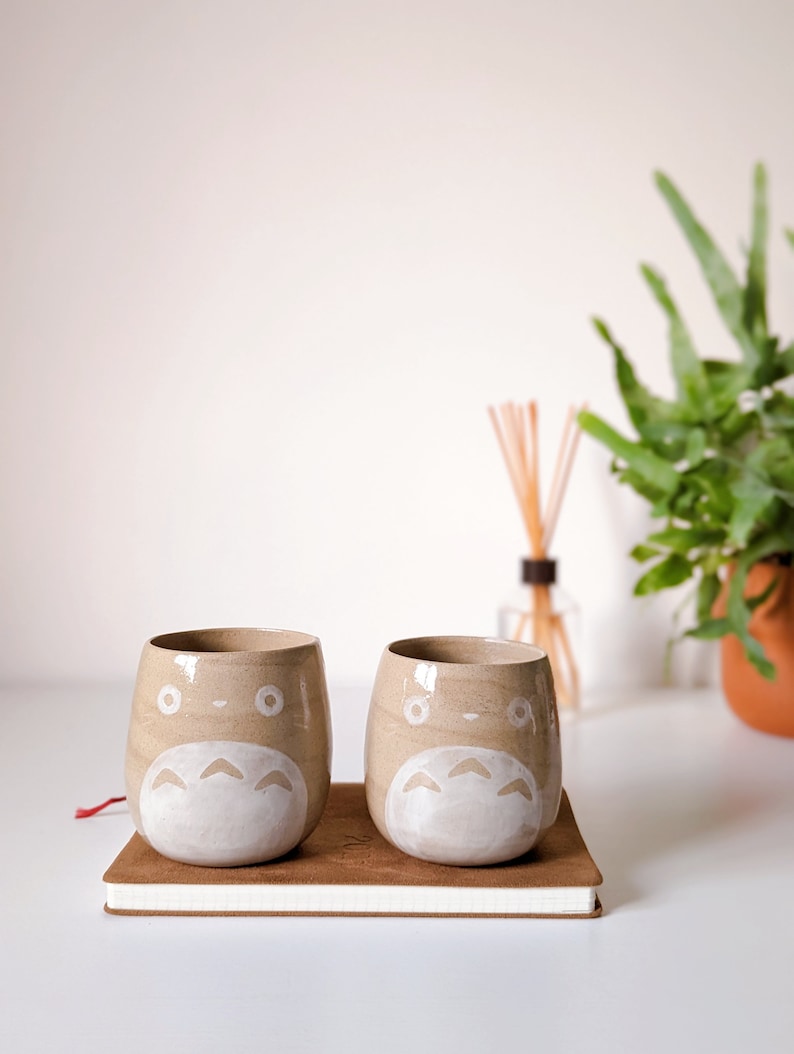 Totoro Studio Ghibli Stoneware Ceramic Cup, Tumbler, Mug, Plant Pot - Etsy